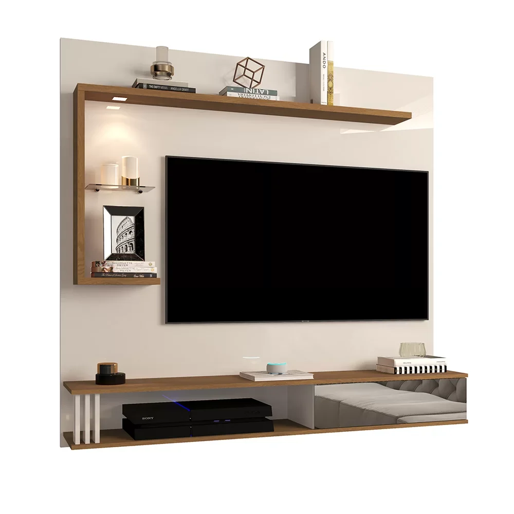 Painel Para TV até 50 Polegadas Allune Giga Móveis | MadeiraMadeira