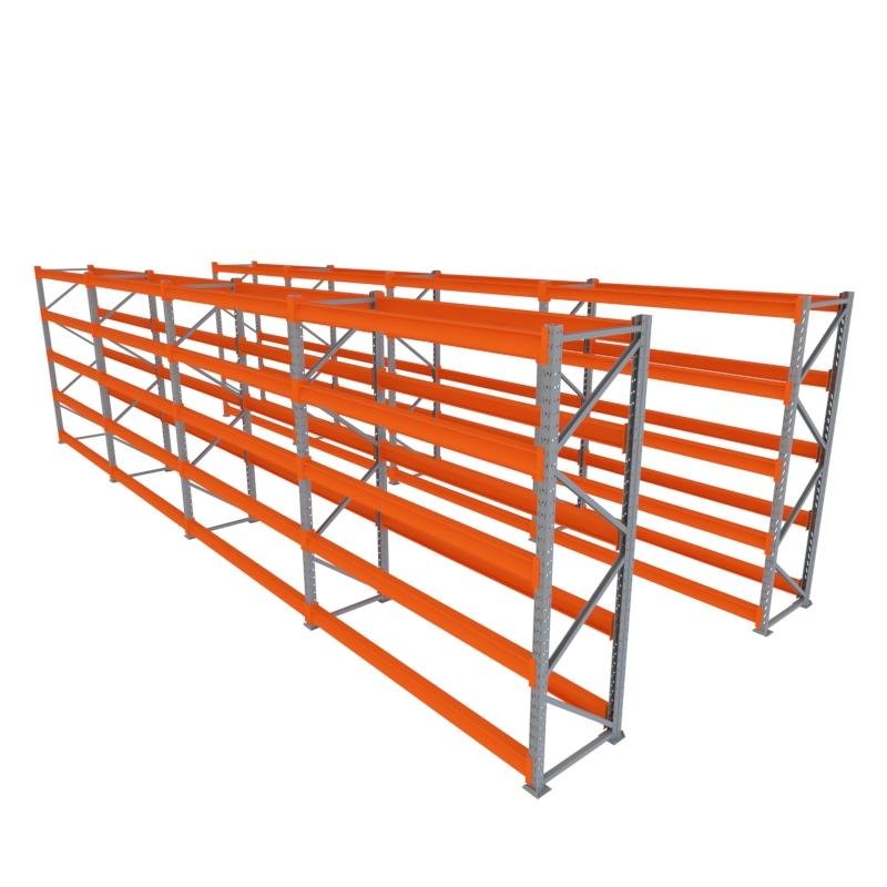 Expositor 8 mini porta pallet 250 kg 180x200x60 (CxLxP) cinza com ...