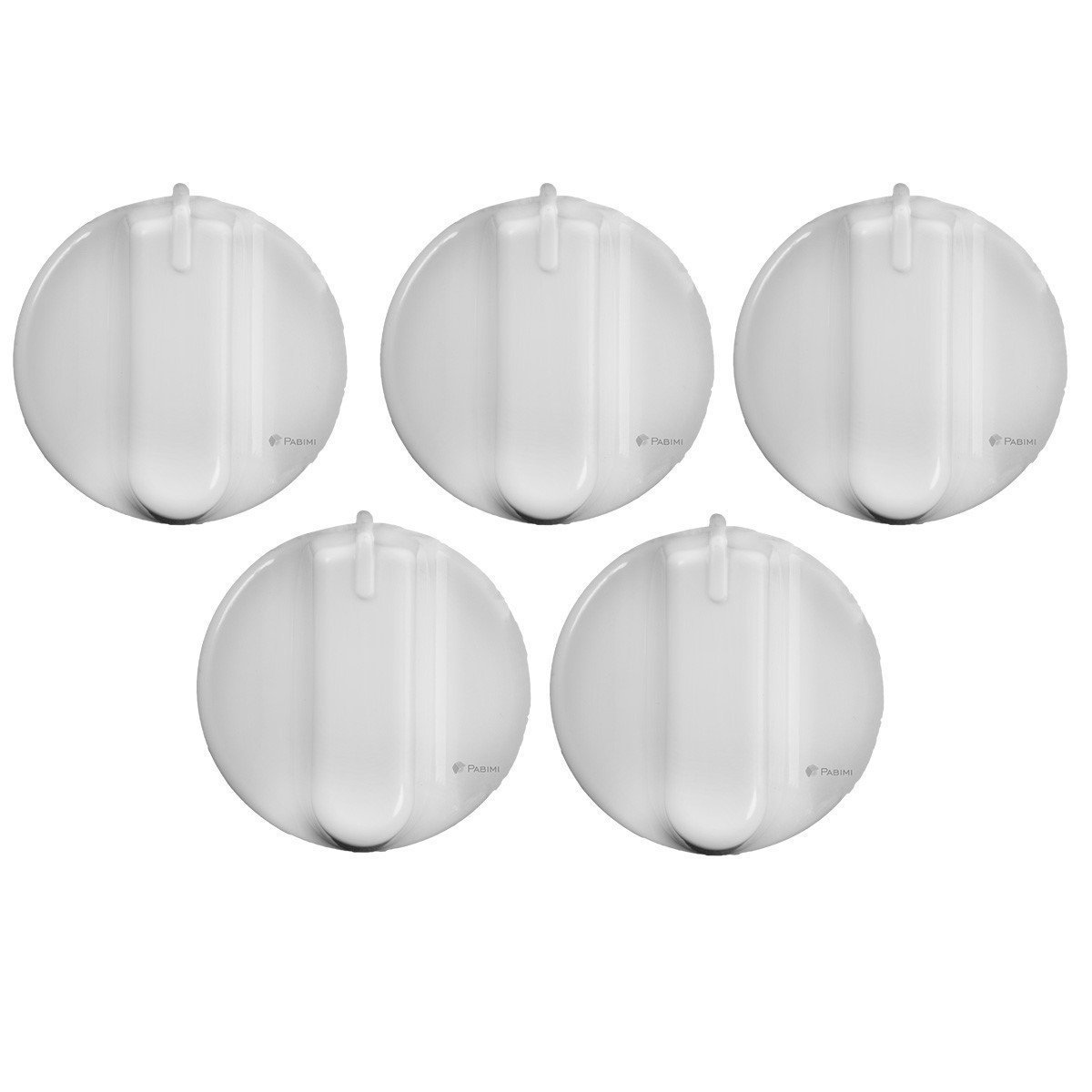 Botão Manipulo Fogão Atlas Mônaco Tropical - Branco 5Peça | MadeiraMadeira