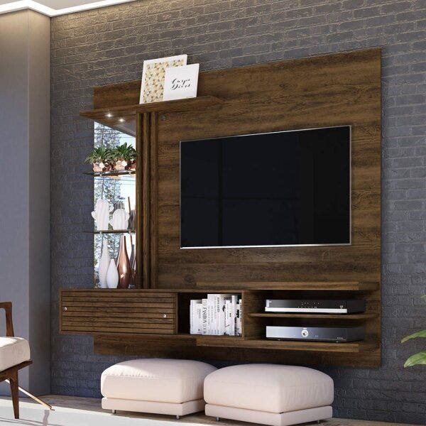 Painel para TV até 55 Polegadas 2 Portas Frizz Supreme Madetec ...