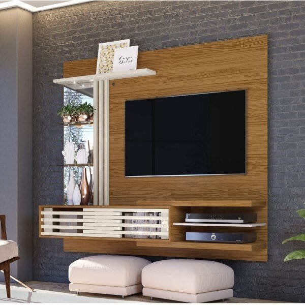 Painel para TV até 55 Polegadas 2 Portas Frizz Supreme Madetec ...
