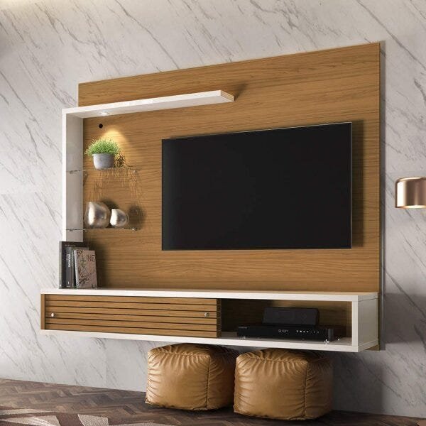 Painel para TV até 50 Polegadas 2 Portas Frizz Select Madetec ...