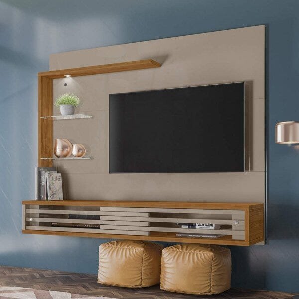 Painel para TV até 50 Polegadas 2 Portas Frizz Select Madetec ...
