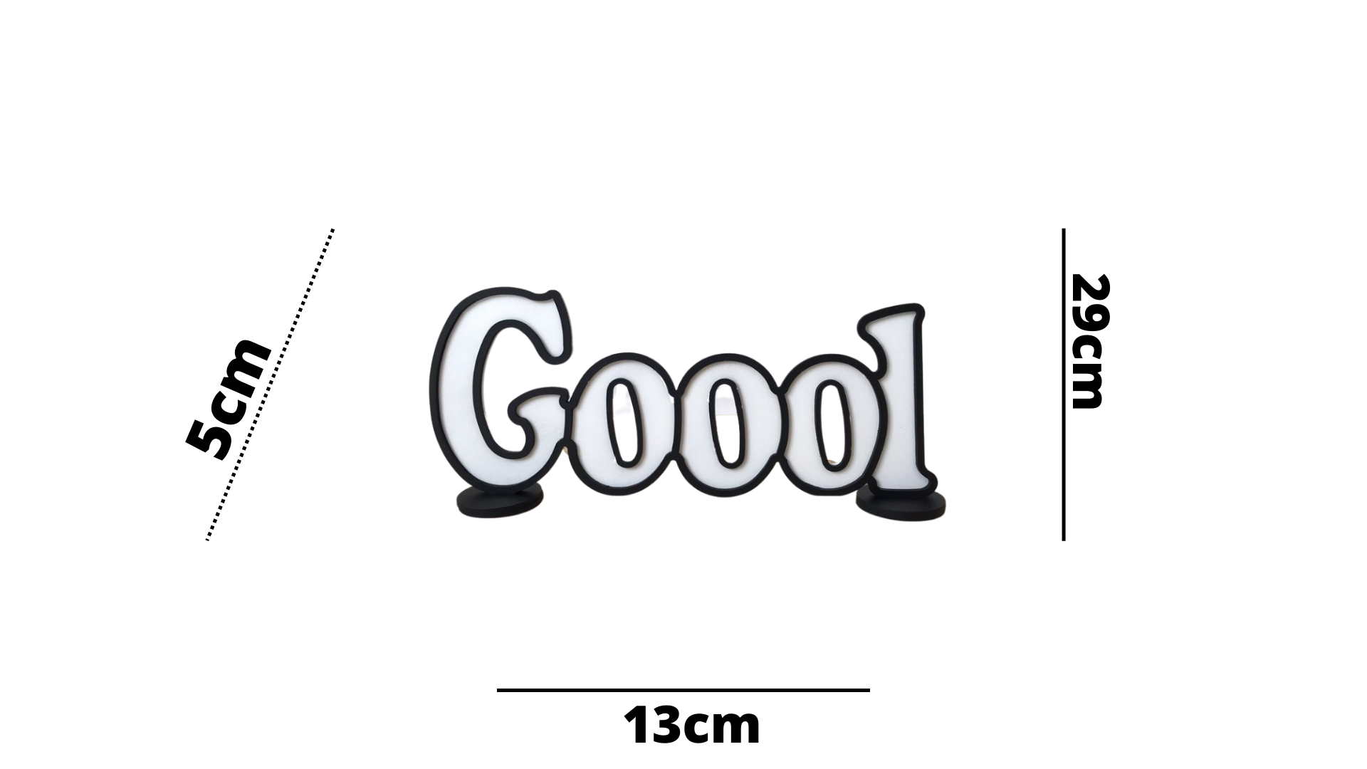 FUTEBOL - LETREIRO GOL - FESTA DECORAÇÃO | MadeiraMadeira