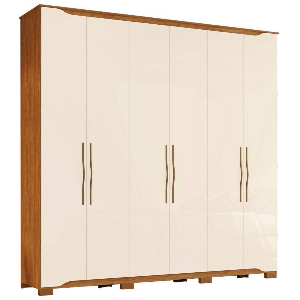 Guarda Roupa Dallas Nature-off White - Henn | MadeiraMadeira