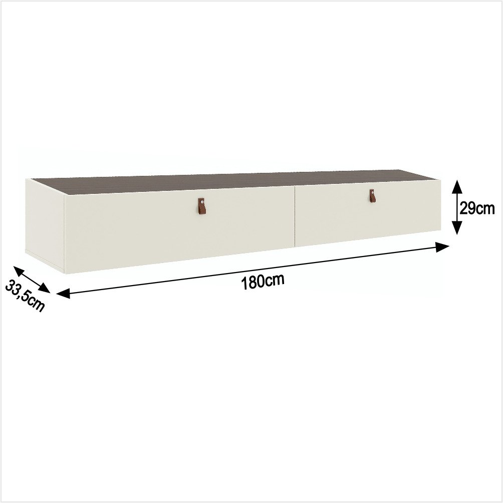 Rack com Painel Ripado Suspenso para Tv até 70 Polegadas 2 Portas ...