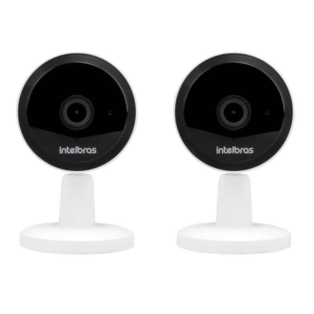 2 Câmeras Wi-fi IMX1 Intelbras HD 720p c Áudio Visão Noturna ...