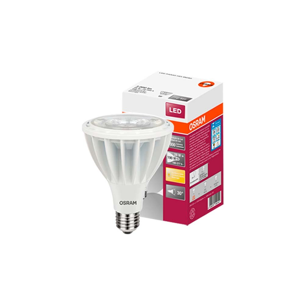 LÂMPADA PAR30 HCI LED 3000K BIVOLT 28W OSRAM 30º IRC80 - 1 UNIDADE | MadeiraMadeira