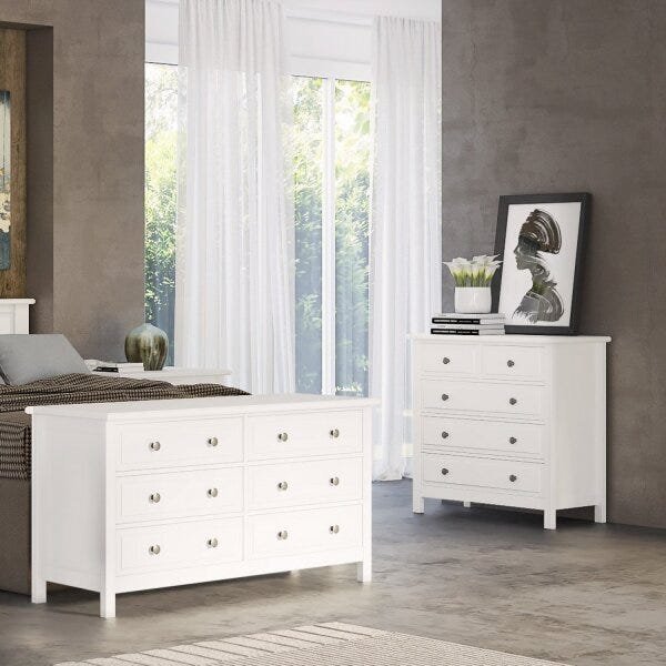 Cômoda 5 Gavetas Leeds Treboll | MadeiraMadeira