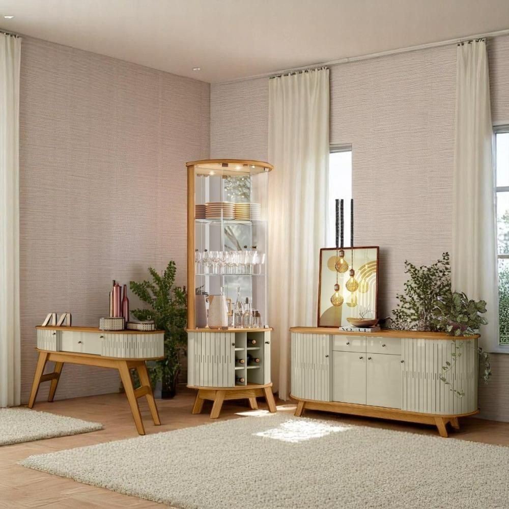 Conjunto Turim C/ Verona C/ Nina Cumaru/opala | MadeiraMadeira