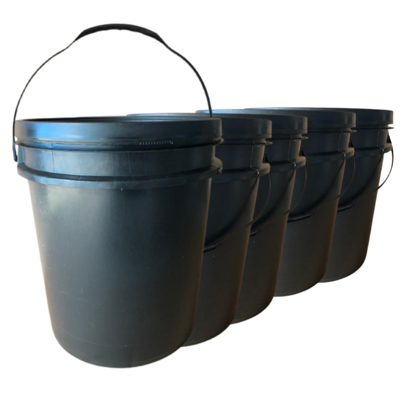 Balde 18L 5 Peçass Para Armazenar com tampa | MadeiraMadeira