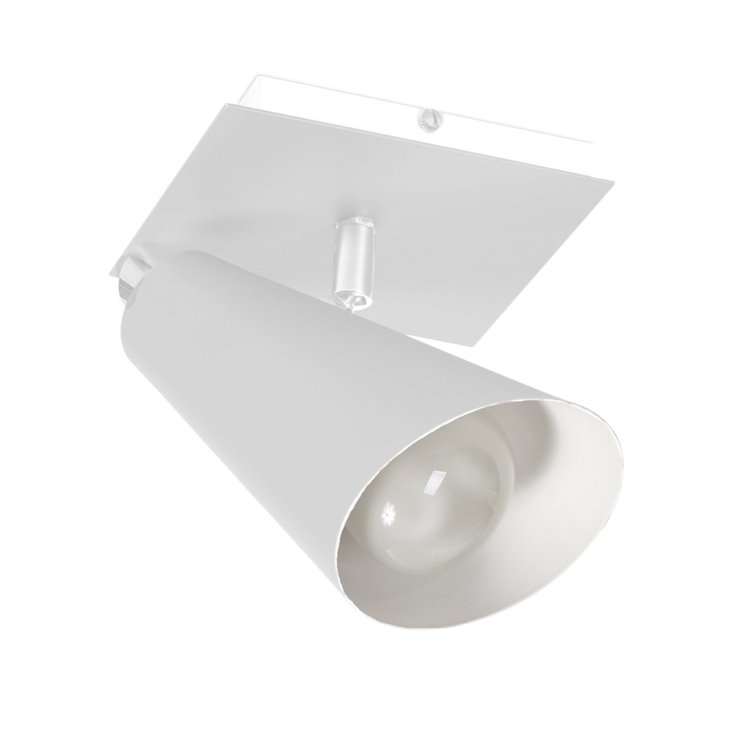 Spot Luminária PT01 Moderno 17,5x15x15cm 1 Unidade Branco | MadeiraMadeira