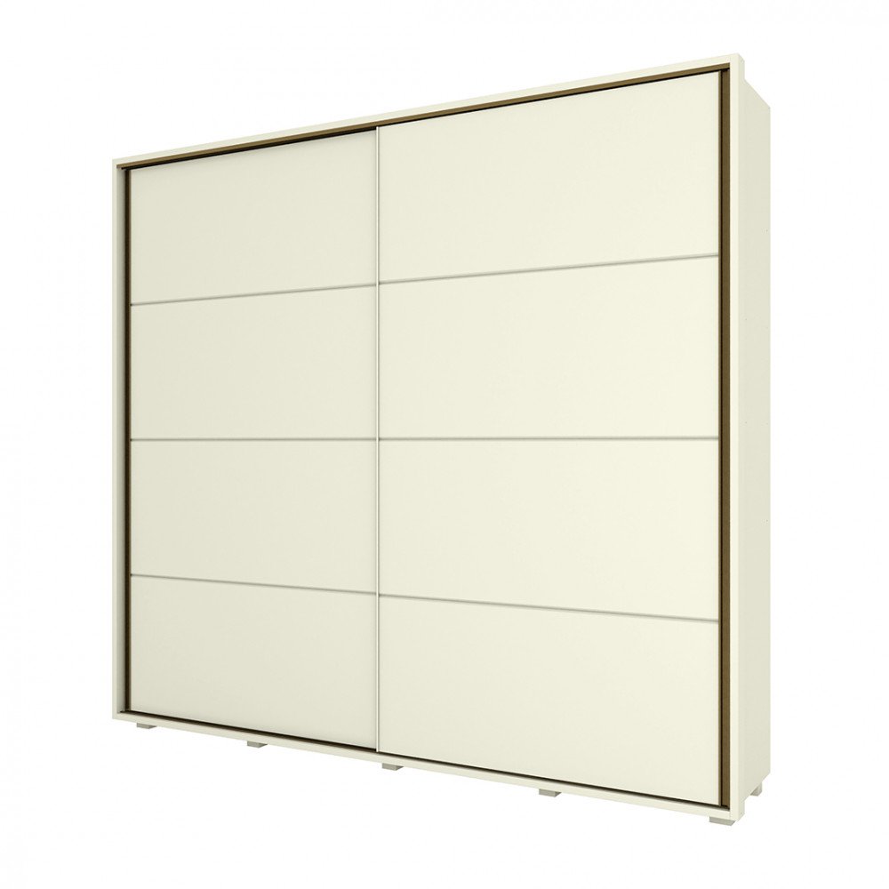 Guarda-Roupa Henn Valência 2 Portas De Correr E 6 Gavetas com Espelho ...