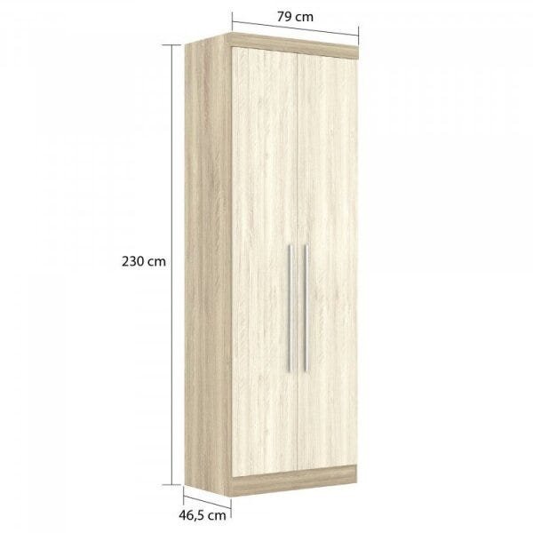 Guarda-Roupa Casal 6 Portas, Escrivaninha com Painel e Cabeceira ...