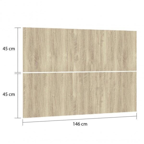 Guarda-Roupa Casal 6 Portas, Escrivaninha com Painel e Cabeceira ...