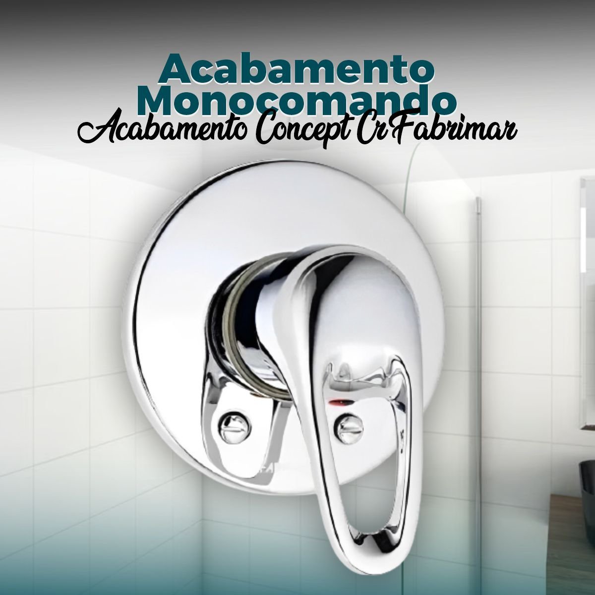 Acabamento Redondo Para Monocomando Misturador Chuveiro | MadeiraMadeira