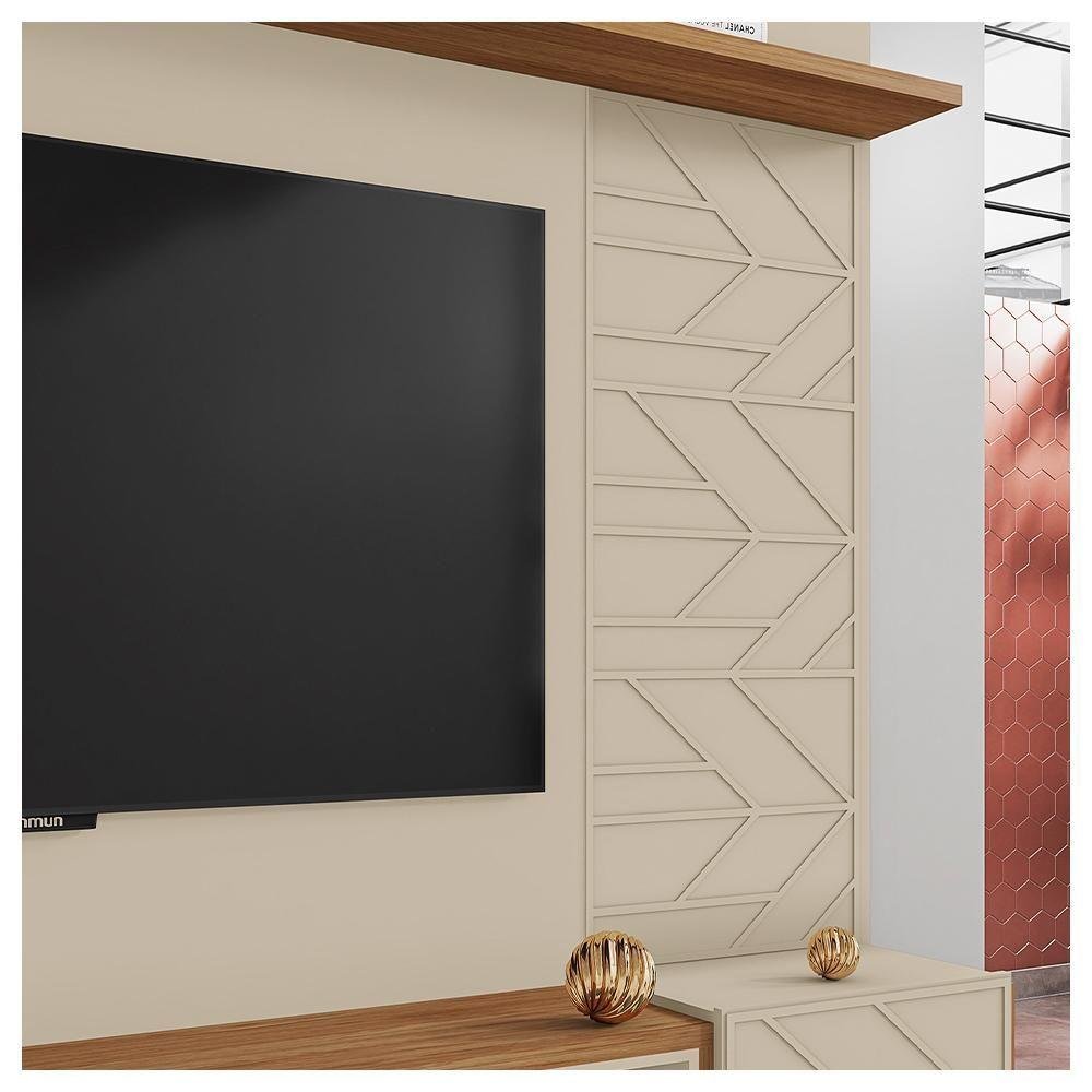 Painel Para Tv Até 70 Polegadas Com 2 Portas Prisma Caemmun ...
