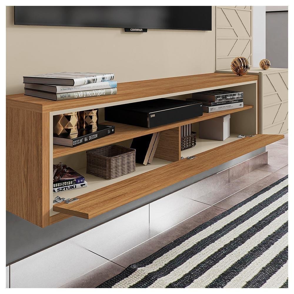 Painel Para Tv Até 70 Polegadas Com 2 Portas Prisma Caemmun ...