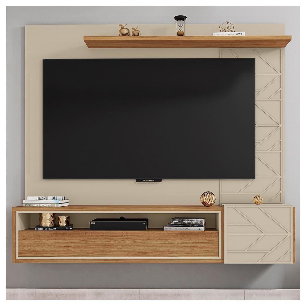 Painel Para Tv Até 70 Polegadas Com 2 Portas Prisma Caemmun ...