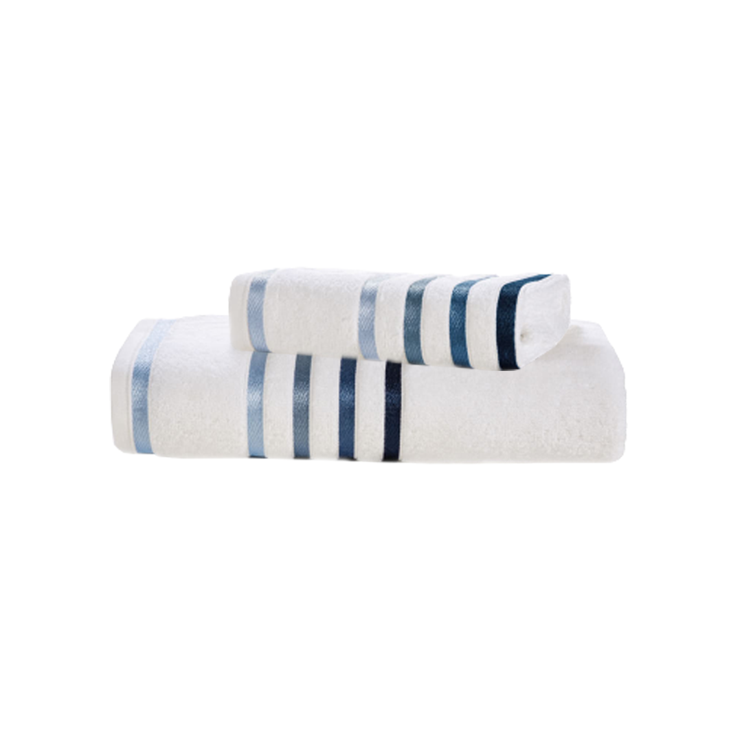 Jogo Toalha Banho 2Pç Fio Penteado 500g/m² Lumina Karsten - Branco e ...