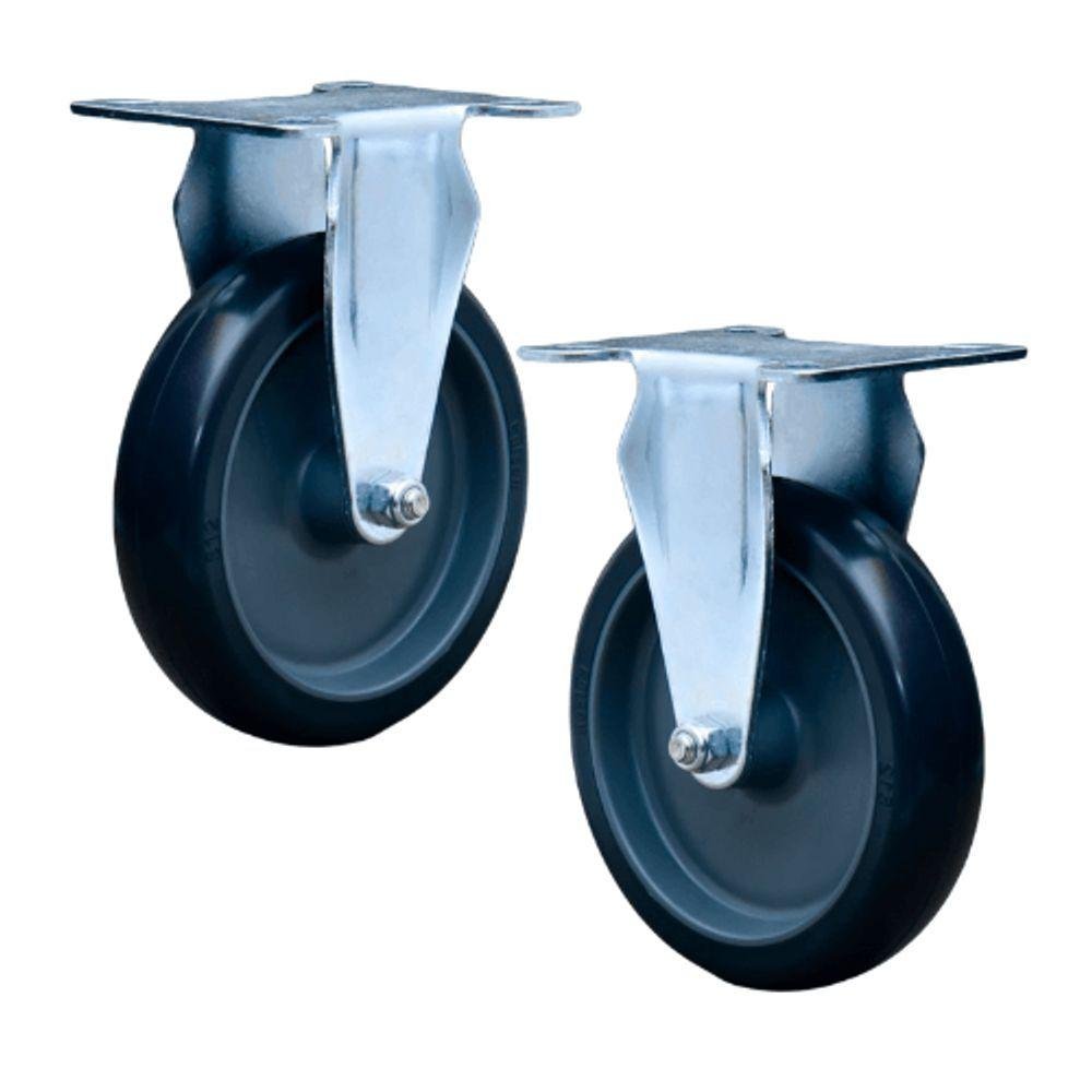 Rodizio Fixo 4 Pol. Pvc Flp.412.bp.fp - (kit C/2 Pç) Colson ...