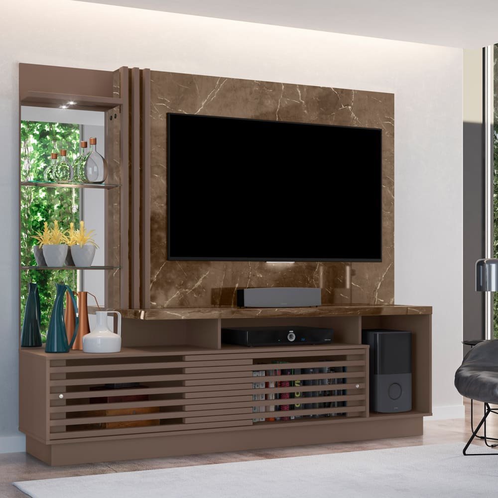 Home Theater Frizz Plus Para TV até 60" Polegadas Imperial / Sépia ...