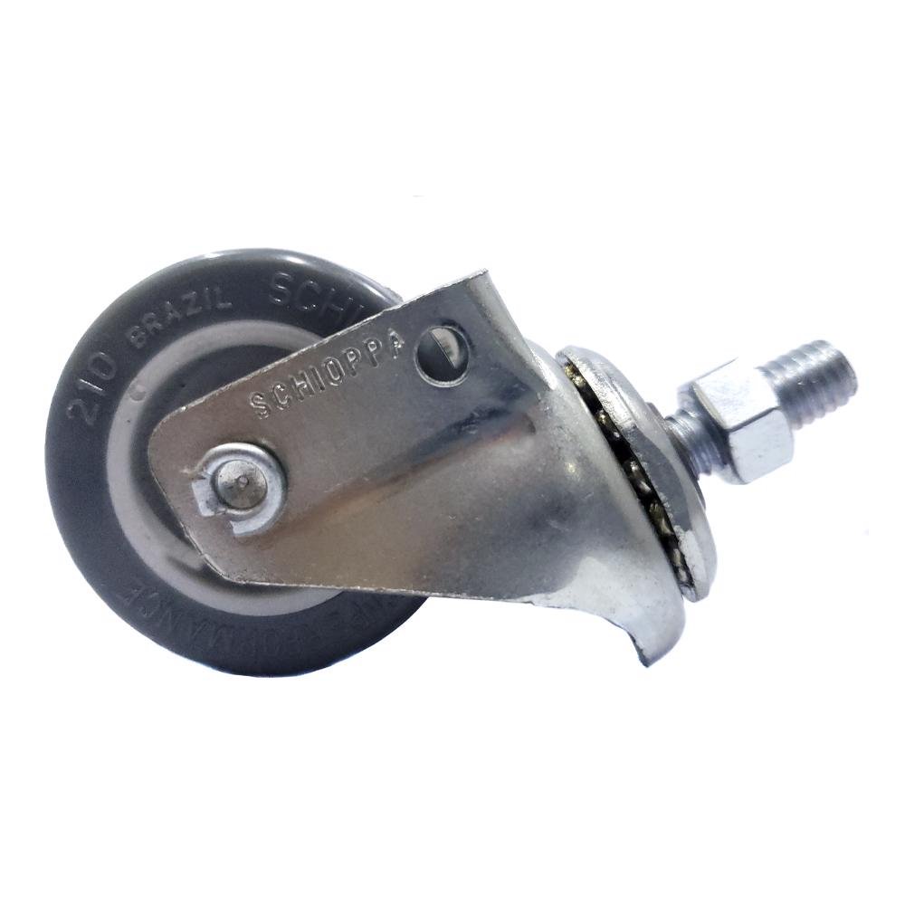 Rodízio Giratório de Espiga Roscada sem Freio até 40 Kg 2" - Schioppa ...