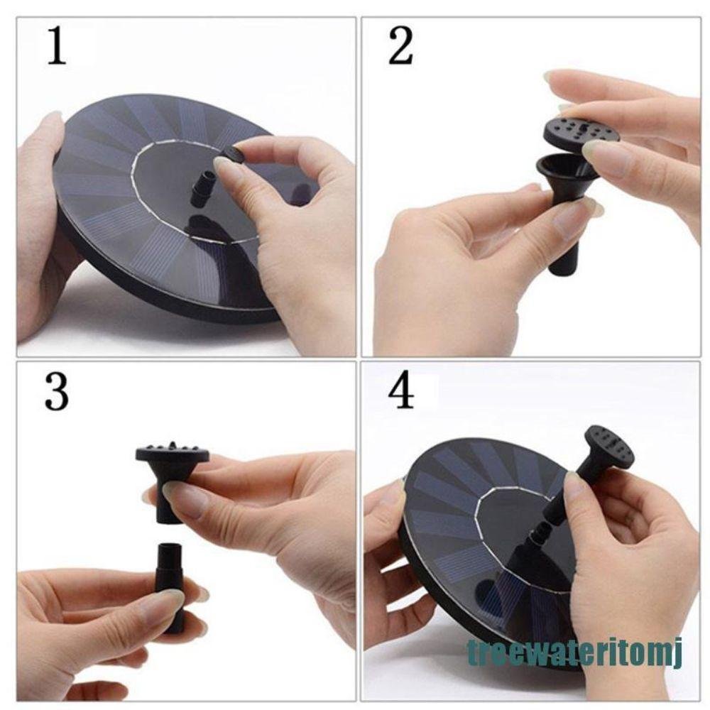 Mini Fonte de Água de Energia Solar Flutuante | MadeiraMadeira