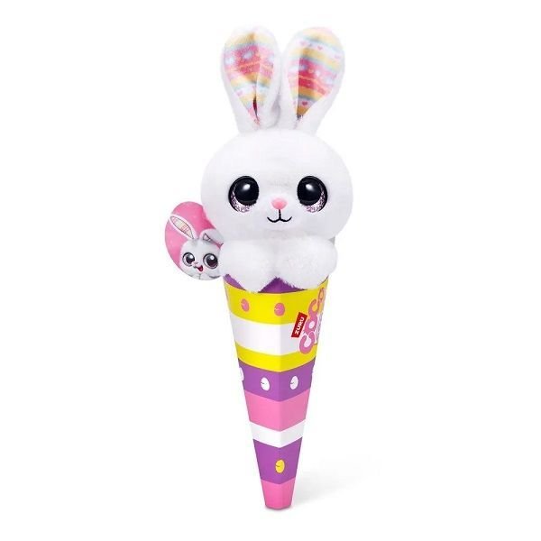 Kiki Cones Pelucia no Cone Pascoa Fun F0198-8 Coelho Branco ...