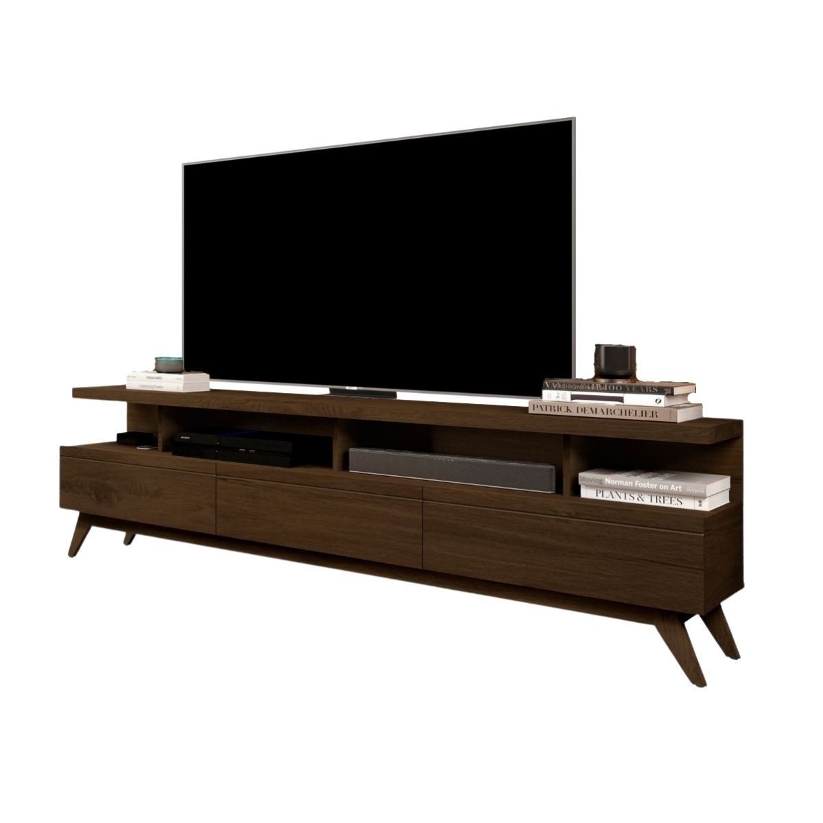 Rack para Sala Televisão até 65 Polegadas - Mod.2016:Cedro | MadeiraMadeira