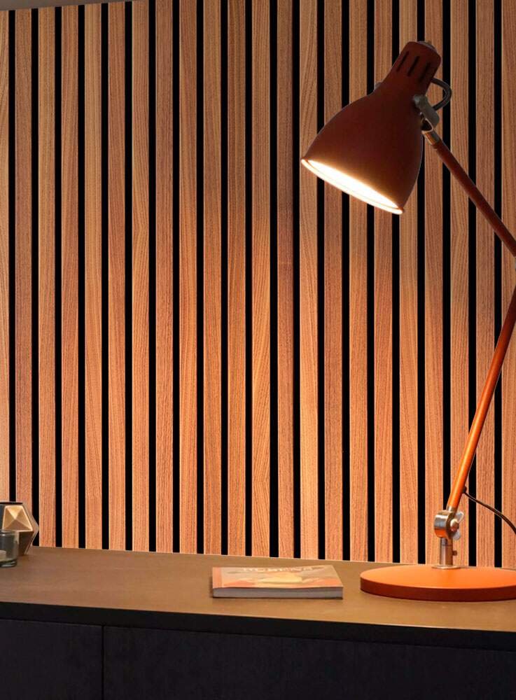 Papel de Parede Textura de Madeira Ripado-60x300cm | MadeiraMadeira