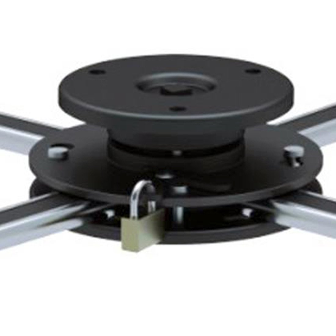 SUPORTE UNIVERSAL PARA PROJETORES COM TRAVA ANTIFURTO - LUMI - PRB-11 | MadeiraMadeira