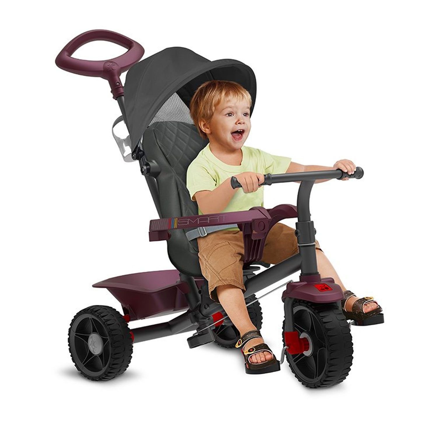 Triciclo a Pedal Smart Plus Reclinável Bandeirante Ref:1311 ...