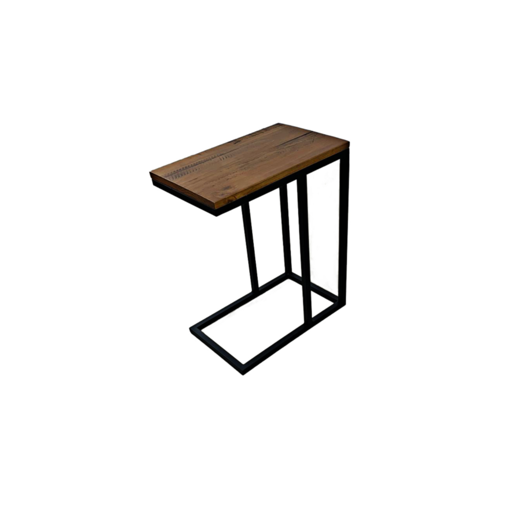 Mesa Lateral Victória Preto / Rustico | MadeiraMadeira
