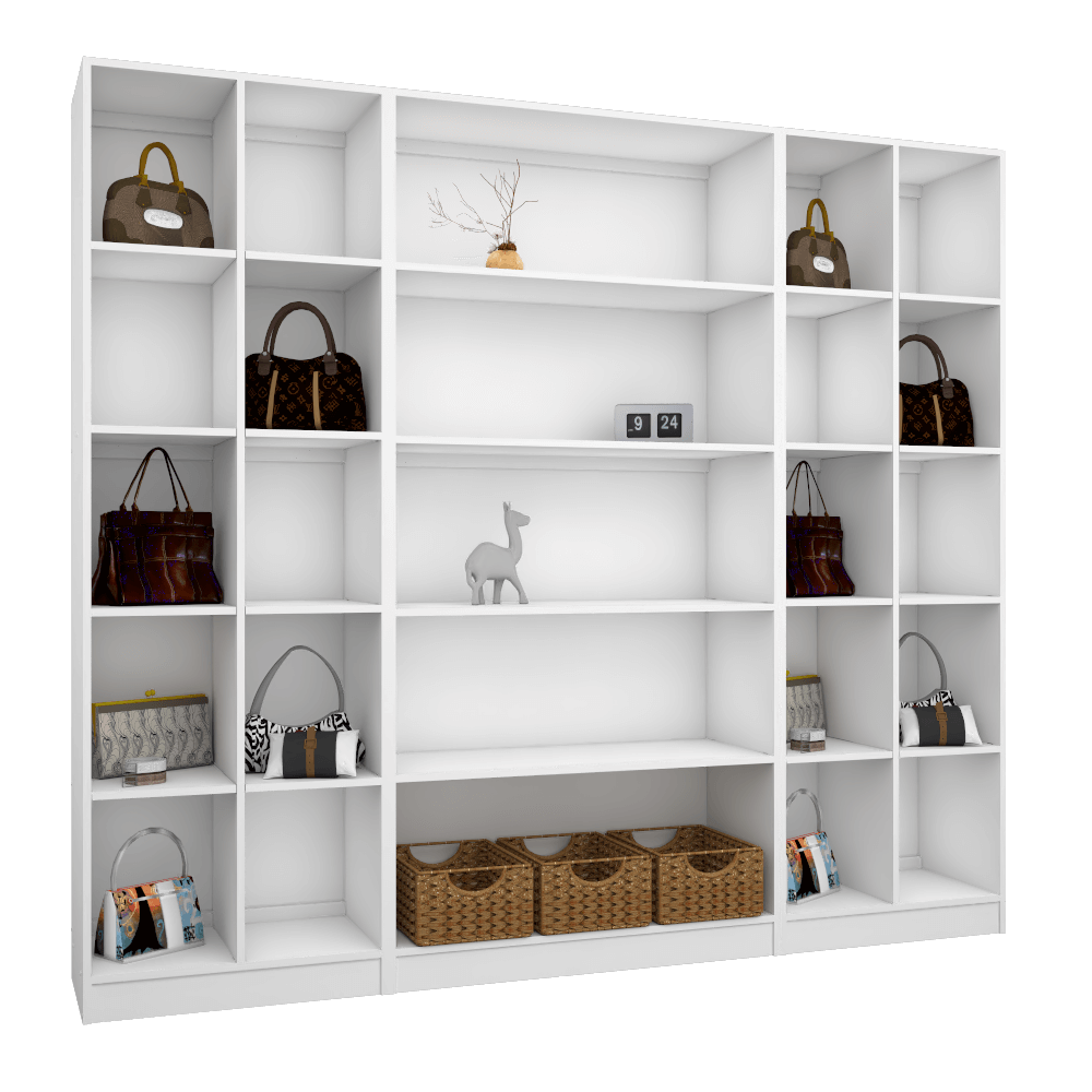 KIT CLOSET MODULAR M78.2021.B (46X2, 49) CASA, QUARTO MUNDI MOVEIS | MadeiraMadeira