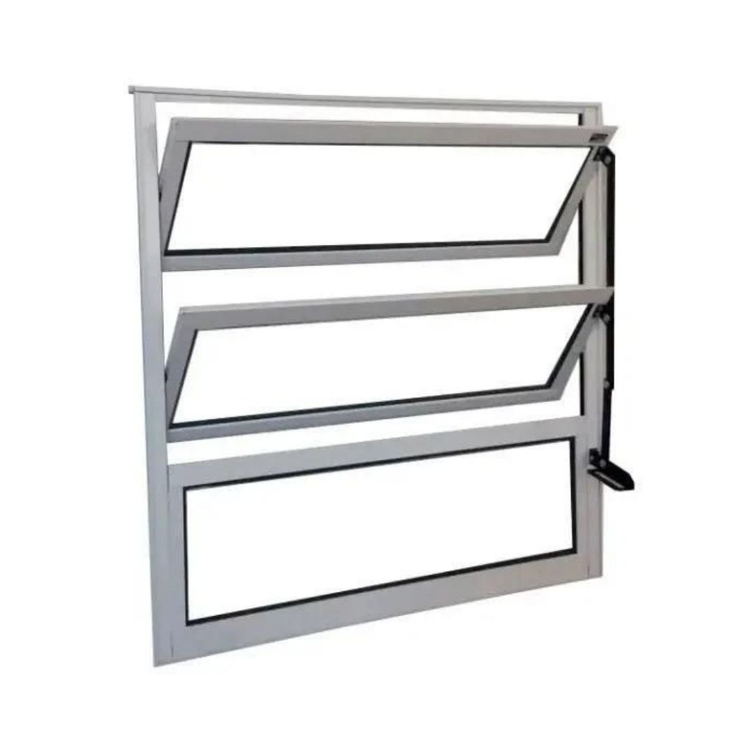 Vitrô Basculante Alumínio Branco Modular | MadeiraMadeira