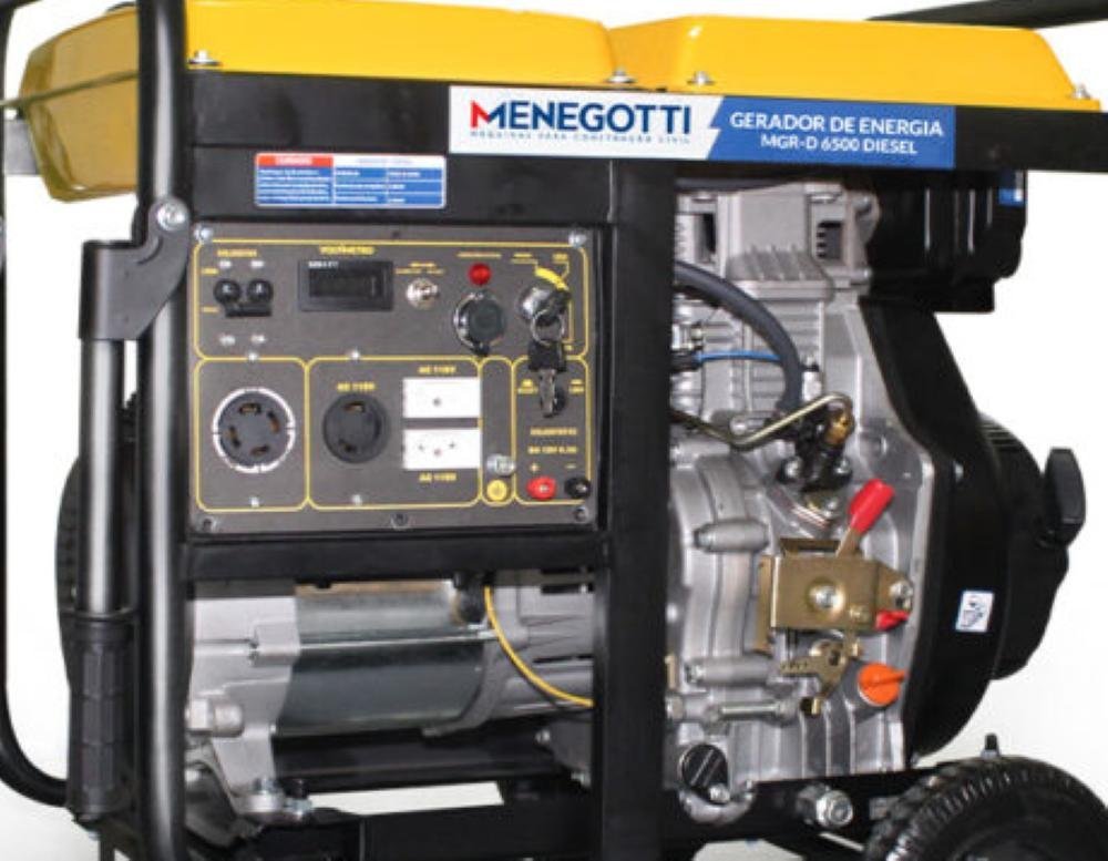 Gerador Mgr-d6500 V2 Mono 110/220v P. Elétrica Diesel 10,5hp ...