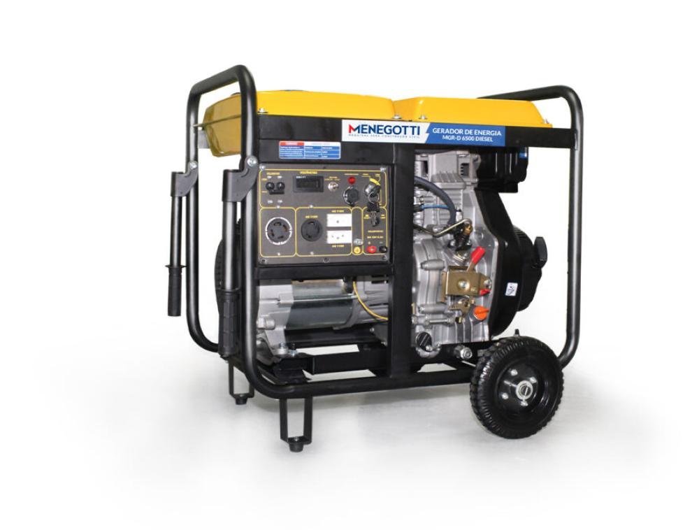 Gerador Mgr-d6500 V2 Mono 110/220v P. Elétrica Diesel 10,5hp ...