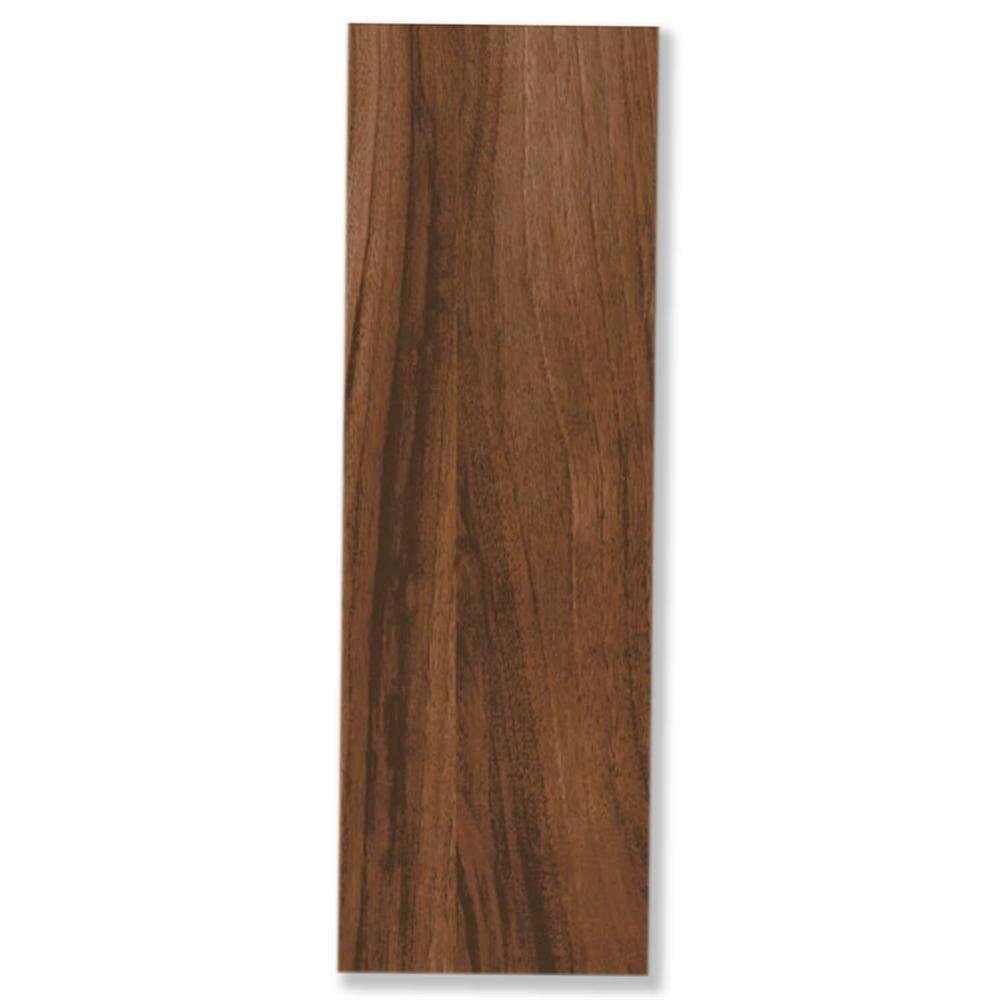 Piso Cerâmico Brilhante Borda Bold Fenix Marrom 20X60Cm | MadeiraMadeira