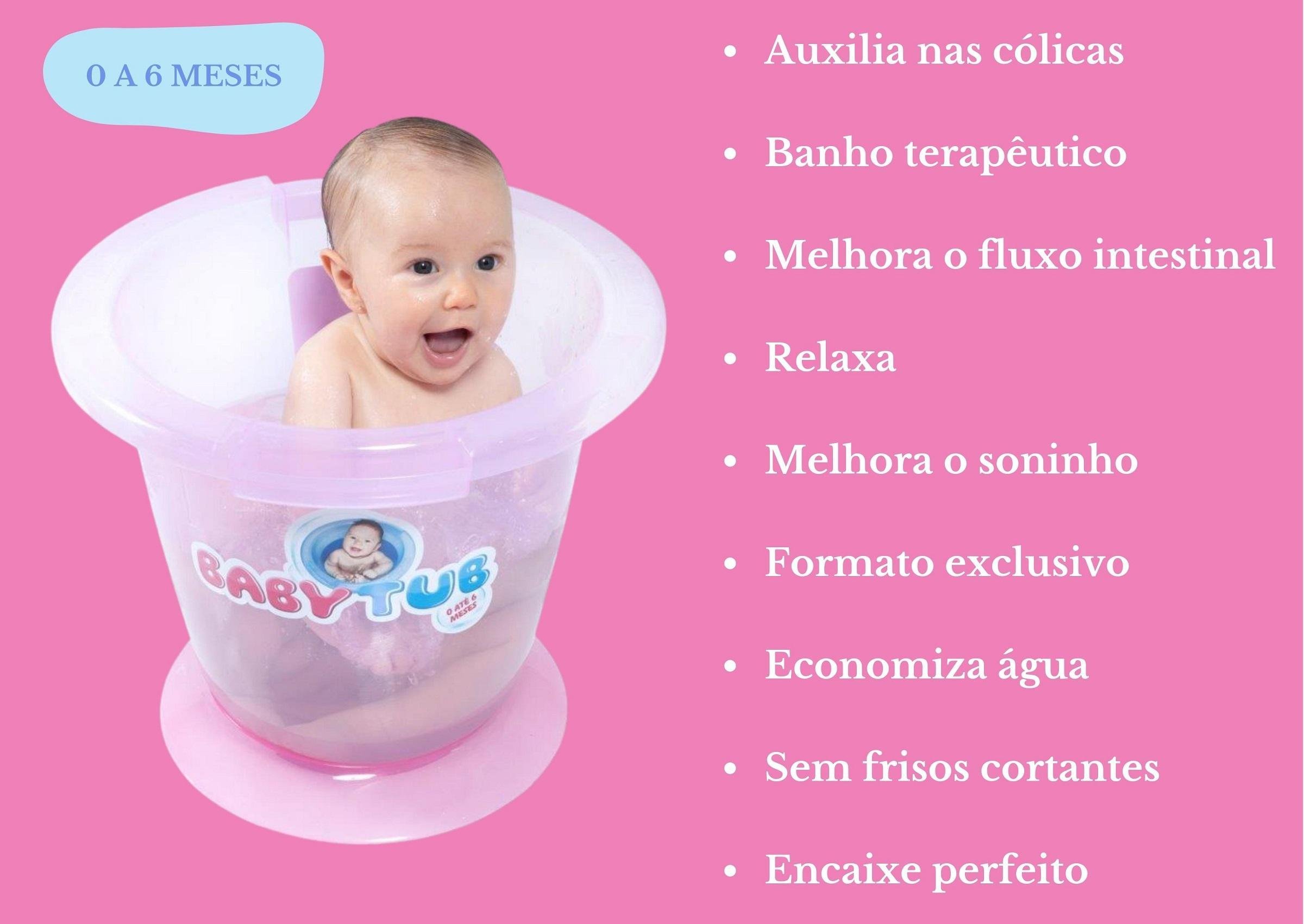 Banheira Ofurô Bebê Babytub Recém Nascido 0 a 6 Meses | MadeiraMadeira