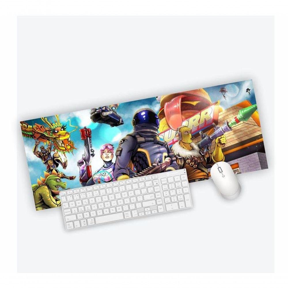 Mouse Pad Grande Gamer Fortnite Ataque | MadeiraMadeira