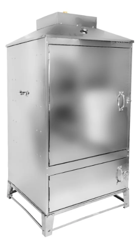 Defumador Profissional Grande Inox 5 Bandejas Kit Gás 70x70 ...