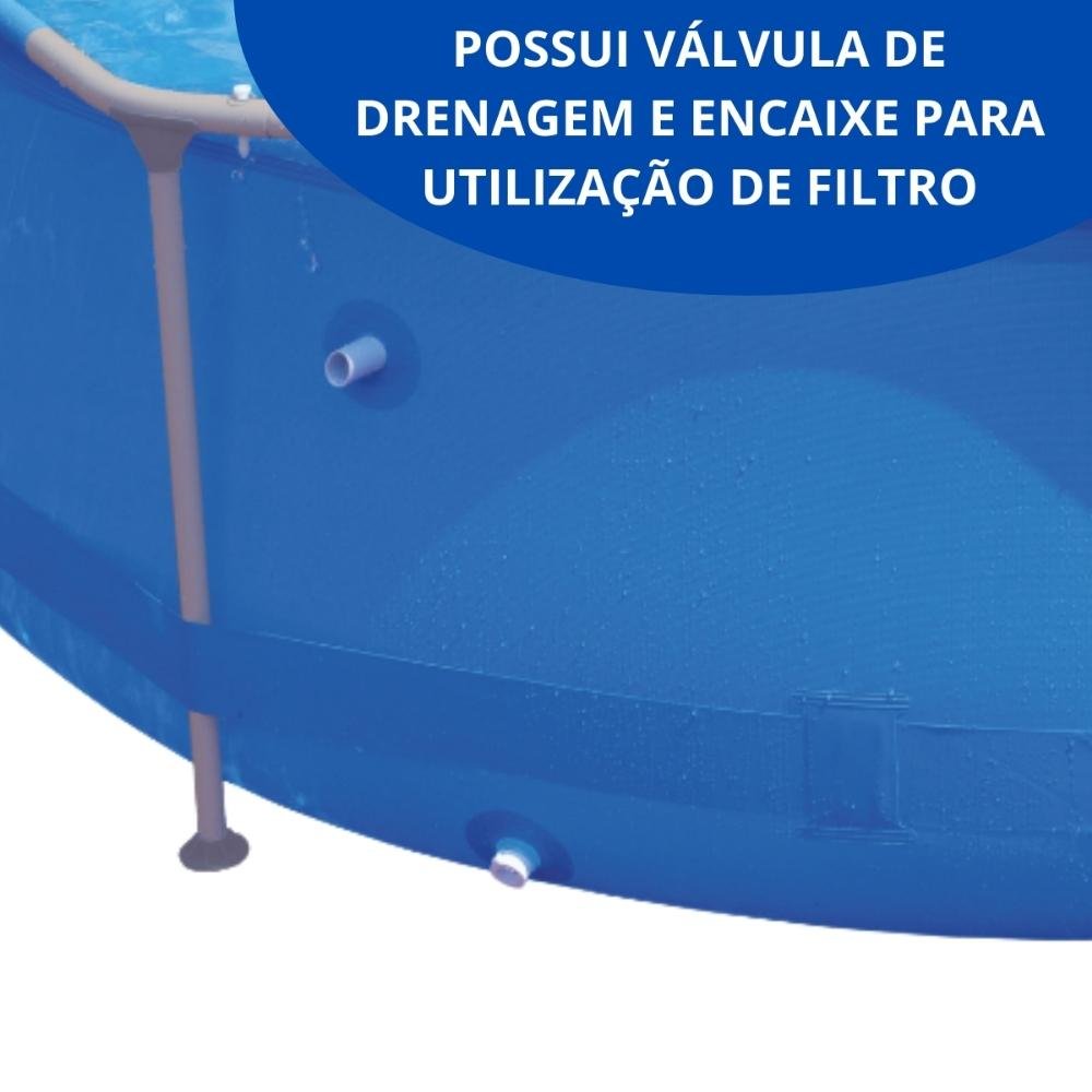 PISCINA COM BORDA ESTRUTURADA 5200L - IMPORTWAY | MadeiraMadeira