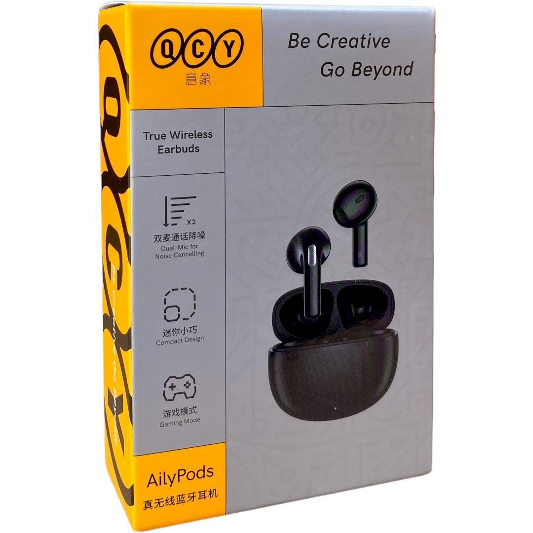 Fone Ouvido Qcy Ailypods T20 Preto Cancelamento Ruido e Modo | MadeiraMadeira