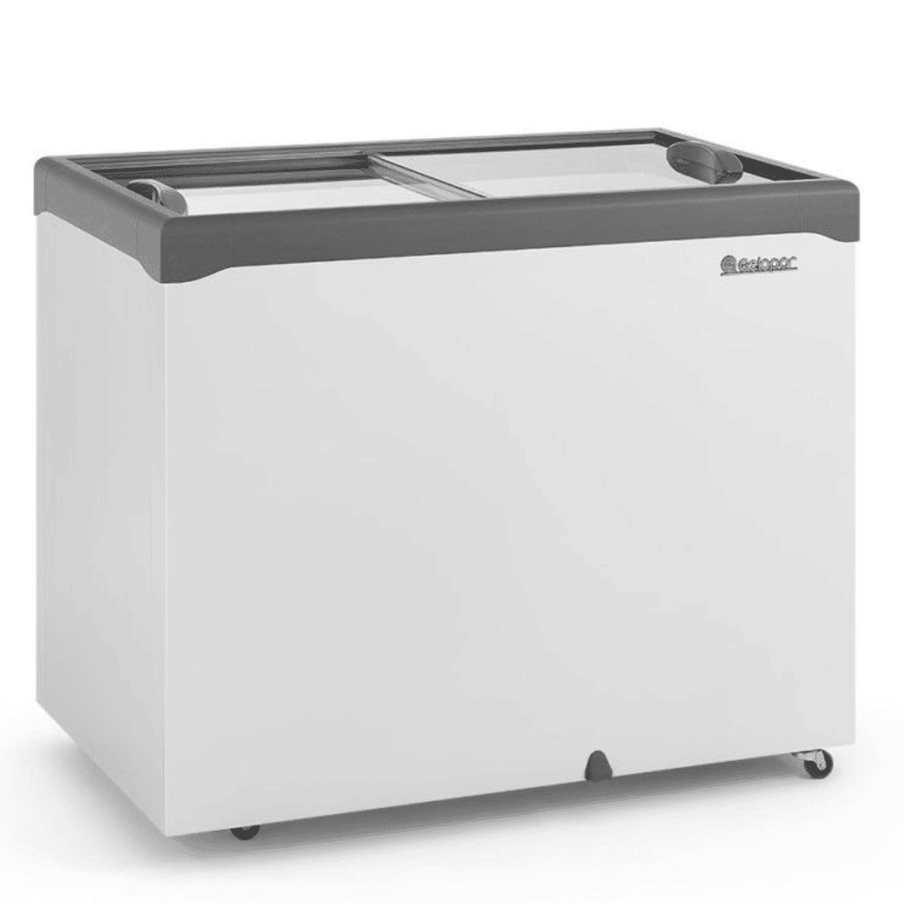 Freezer Horizontal Expositor GHDE-310H Cz Dupla Ação Vidro Reto ...