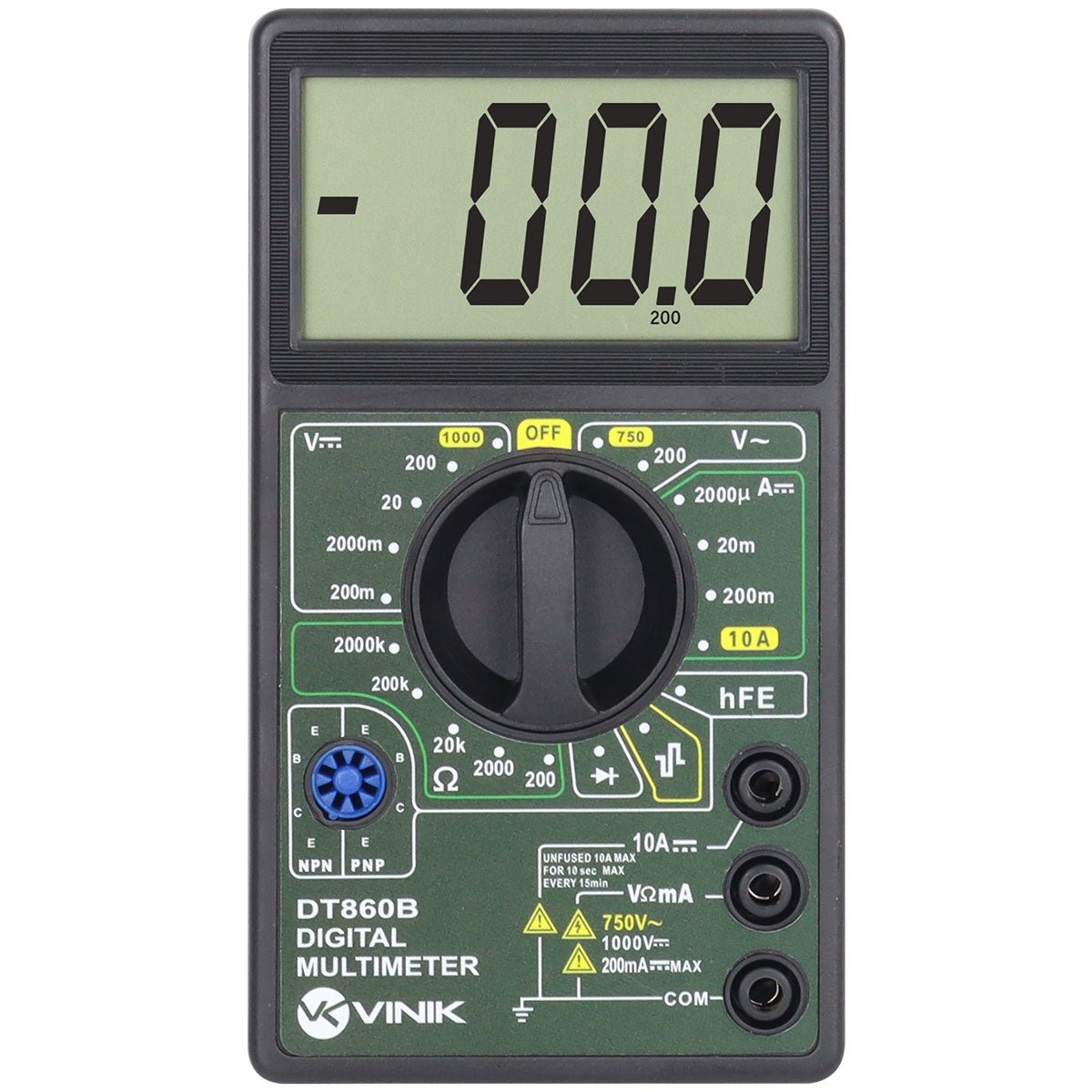 MULTIMETRO DIGITAL COM VISOR GRANDE - DT860B | MadeiraMadeira