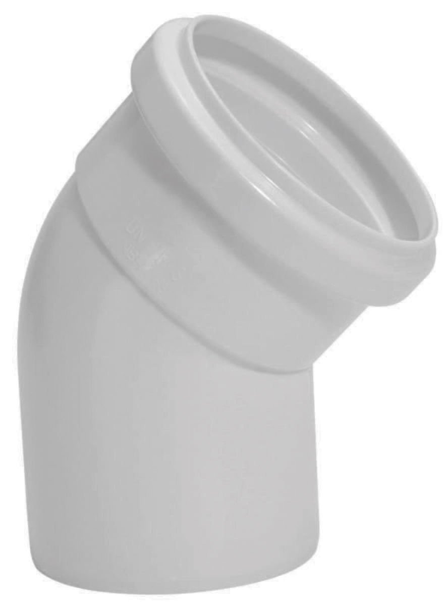 Curva Esgoto 45° 100mm Curta Amanco | MadeiraMadeira