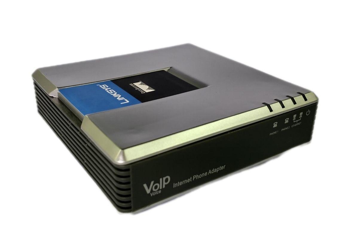 Adaptador Conversor Voip Ata 2 Linhas Linksys Pap2T Bivolt | MadeiraMadeira