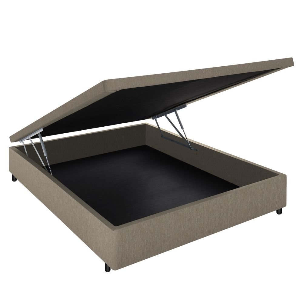 Base para Box Baú Viúva Black Tie Bege 120x203 | MadeiraMadeira