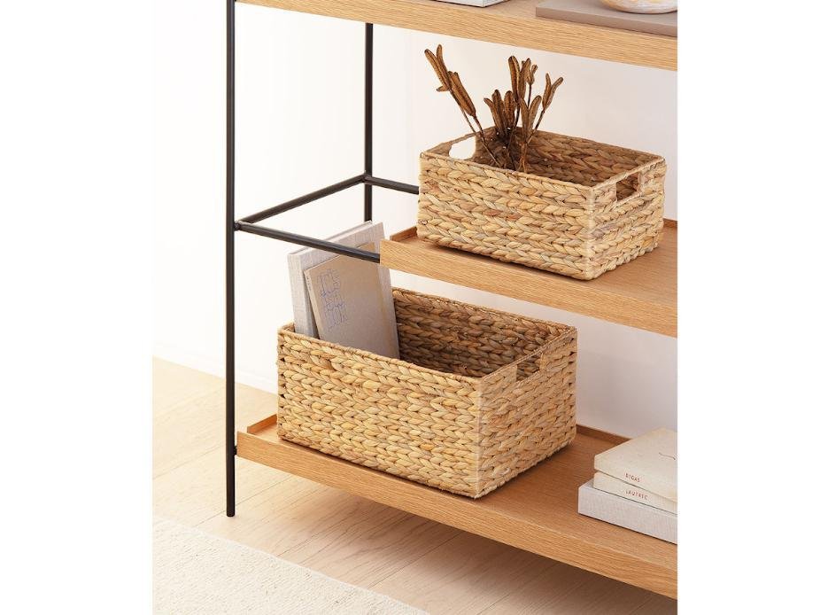Cesto Organizador Retangular em Seagrass Natural 33x23x16 Cm ...